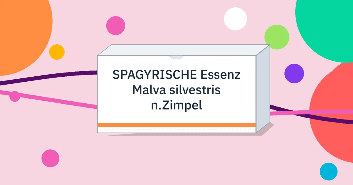Symbolbild: Packung mit der Aufschrift SPAGYRISCHE Essenz Malva silvestris n.Zimpel (PZN 00917135) – Verfügbarkeit und Bezug in Apotheken in Frankfurt am Main