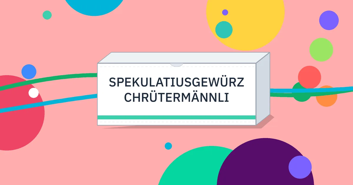 Symbolbild: Packung mit der Aufschrift SPEKULATIUSGEWÜRZ CHRÜTERMÄNNLI (PZN 01186254) – Verfügbarkeit und Bezug in Apotheken in Frankfurt am Main