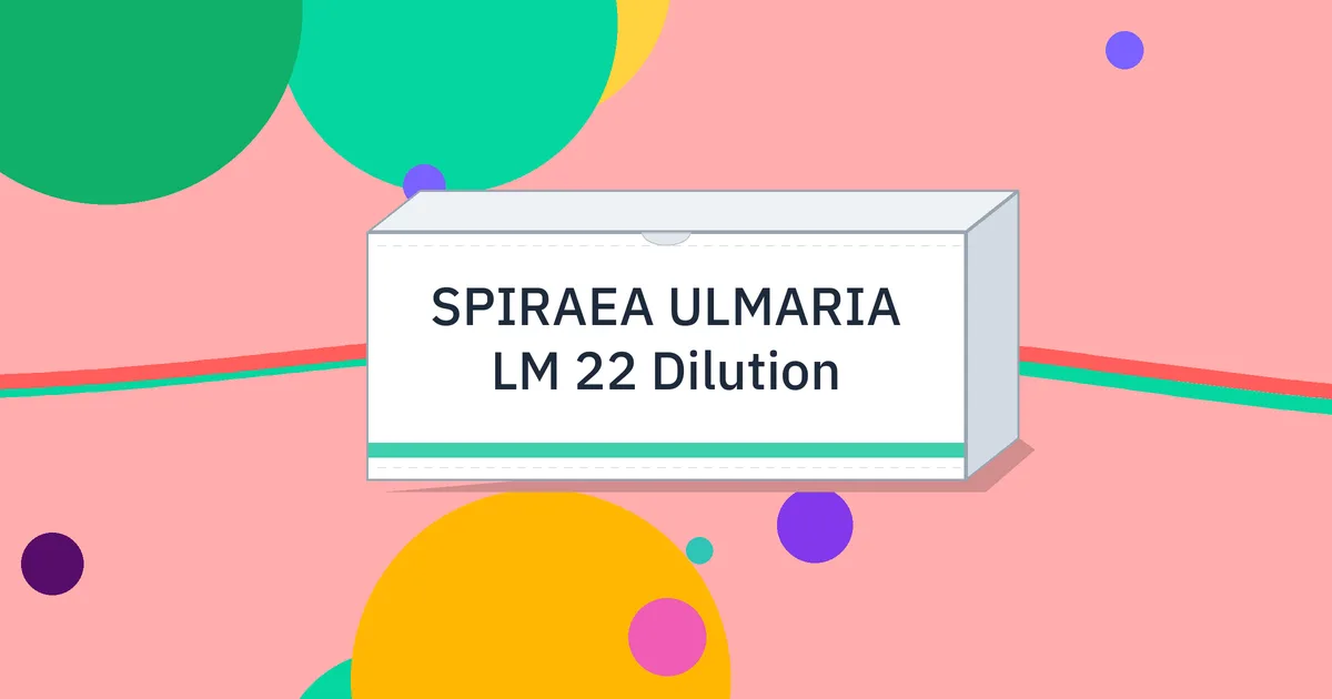Symbolbild: Packung mit der Aufschrift SPIRAEA ULMARIA LM 22 Dilution (PZN 13196192) – Verfügbarkeit und Bezug in Apotheken in Frankfurt am Main