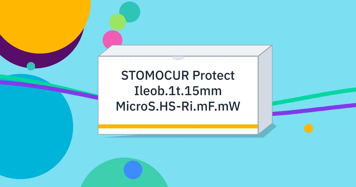 Symbolbild: Packung mit der Aufschrift STOMOCUR Protect Ileob.1t.15mm MicroS.HS-Ri.mF.mW (PZN 14375241) – Verfügbarkeit und Bezug in Apotheken in Frankfurt am Main