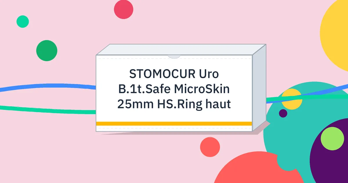 Symbolbild: Packung mit der Aufschrift STOMOCUR Uro B.1t.Safe MicroSkin 25mm HS.Ring haut (PZN 13866706) – Verfügbarkeit und Bezug in Apotheken in Frankfurt am Main