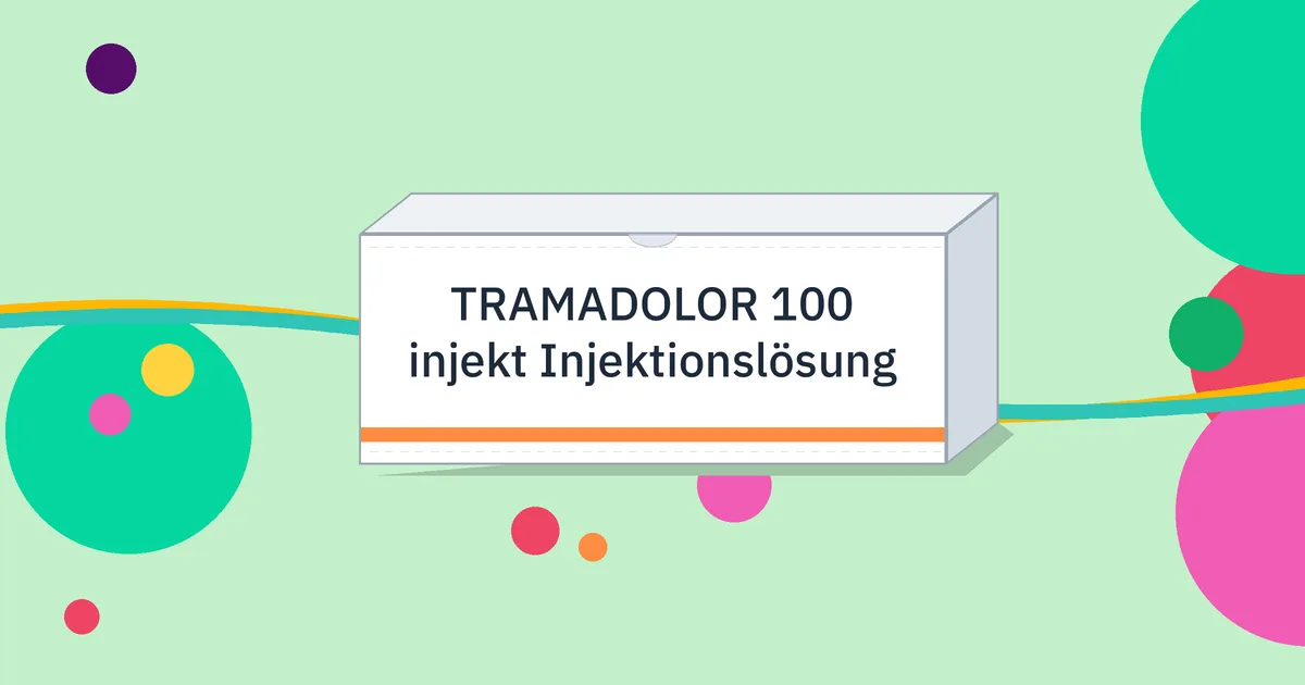 Symbolbild: Packung mit der Aufschrift TRAMADOLOR 100 injekt Injektionslösung (PZN 06999157) – Verfügbarkeit und Bezug in Apotheken in Frankfurt am Main