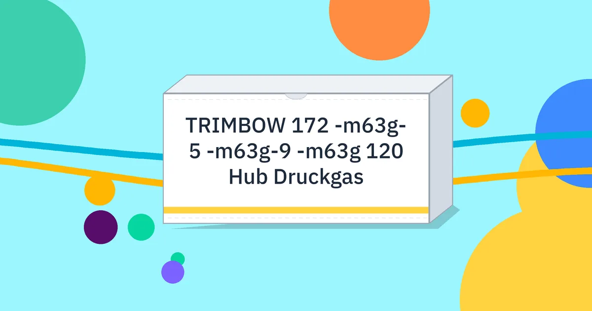Symbolbild: Packung mit der Aufschrift TRIMBOW 172 -m63g-5 -m63g-9 -m63g 120 Hub Druckgas (PZN 18804756) – Verfügbarkeit und Bezug in Apotheken in Frankfurt am Main