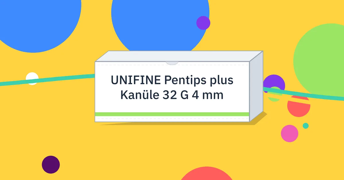 Symbolbild: Packung mit der Aufschrift UNIFINE Pentips plus Kanüle 32 G 4 mm (PZN 14325208) – Verfügbarkeit und Bezug in Apotheken in Frankfurt am Main