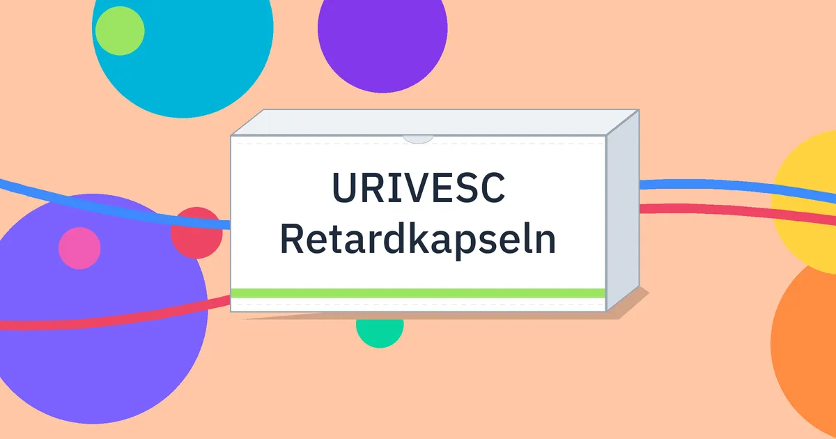 Symbolbild: Packung mit der Aufschrift URIVESC Retardkapseln (PZN 09541306) – Verfügbarkeit und Bezug in Apotheken in Frankfurt am Main