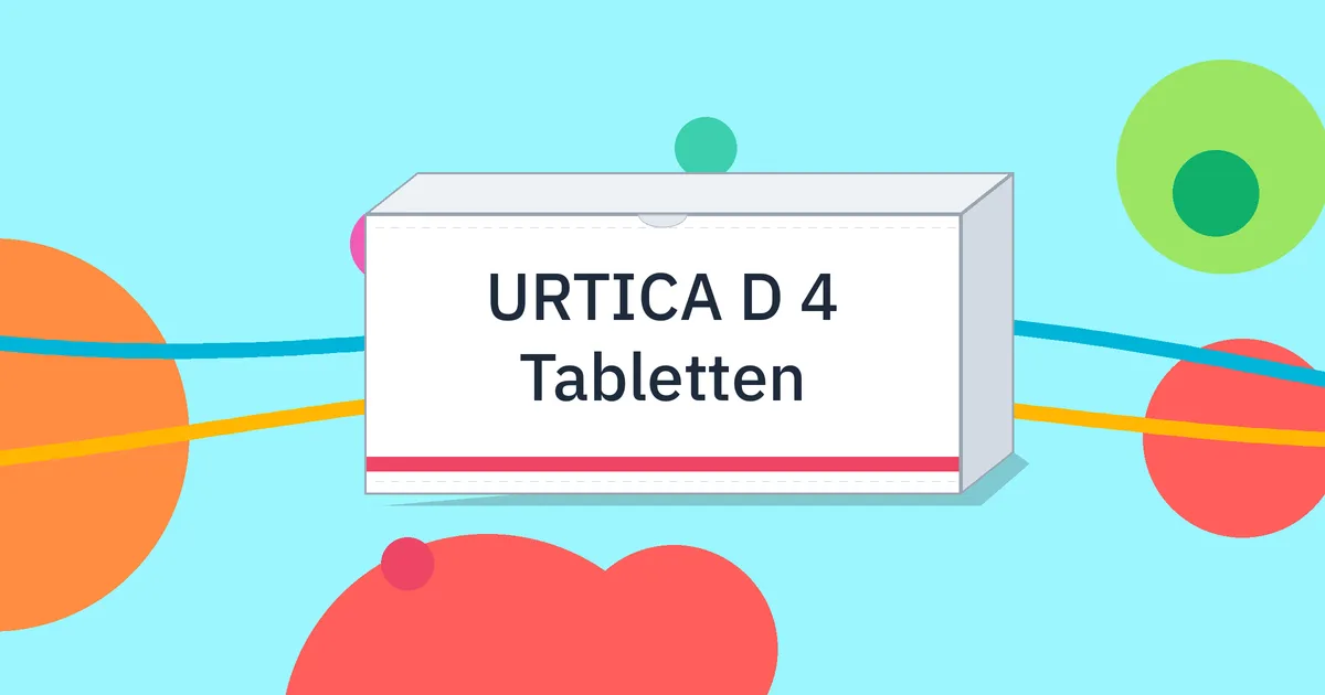 Symbolbild: Packung mit der Aufschrift URTICA D 4 Tabletten (PZN 02637084) – Verfügbarkeit und Bezug in Apotheken in Frankfurt am Main