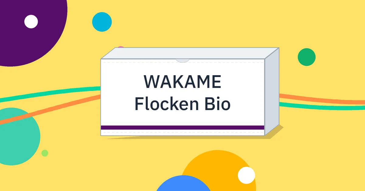 Symbolbild: Packung mit der Aufschrift WAKAME Flocken Bio (PZN 16839101) – Verfügbarkeit und Bezug in Apotheken in Frankfurt am Main