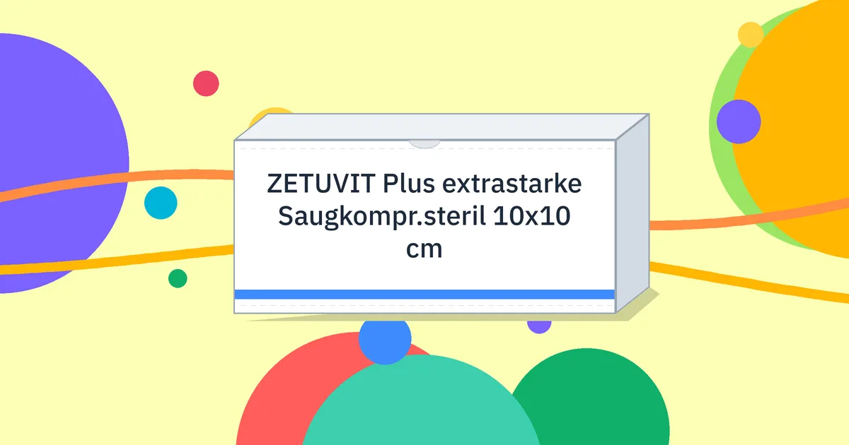 Symbolbild: Packung mit der Aufschrift ZETUVIT Plus extrastarke Saugkompr.steril 10x10 cm (PZN 18444542) – Verfügbarkeit und Bezug in Apotheken in Frankfurt am Main