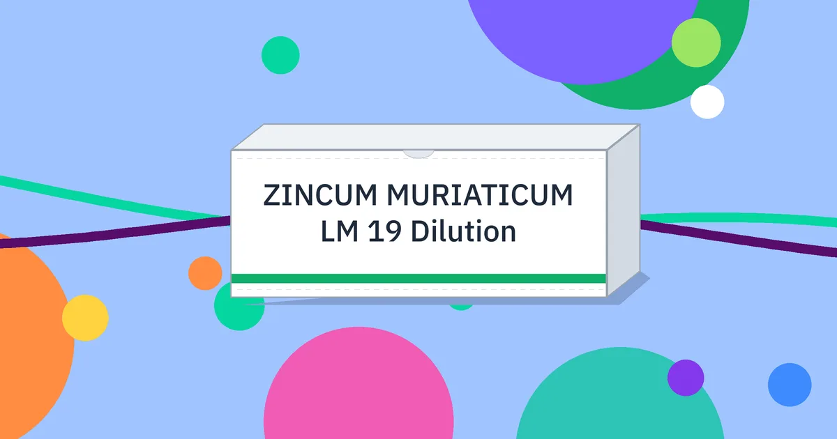Symbolbild: Packung mit der Aufschrift ZINCUM MURIATICUM LM 19 Dilution (PZN 13295770) – Verfügbarkeit und Bezug in Apotheken in Frankfurt am Main