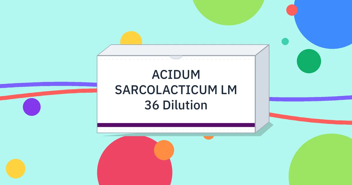 Symbolbild: Packung mit der Aufschrift ACIDUM SARCOLACTICUM LM 36 Dilution (PZN 13283382) – Verfügbarkeit und Bezug in Apotheken in Frankfurt am Main