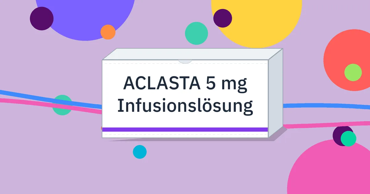 Symbolbild: Packung mit der Aufschrift ACLASTA 5 mg Infusionslösung (PZN 20403332) – Verfügbarkeit und Bezug in Apotheken in Frankfurt am Main