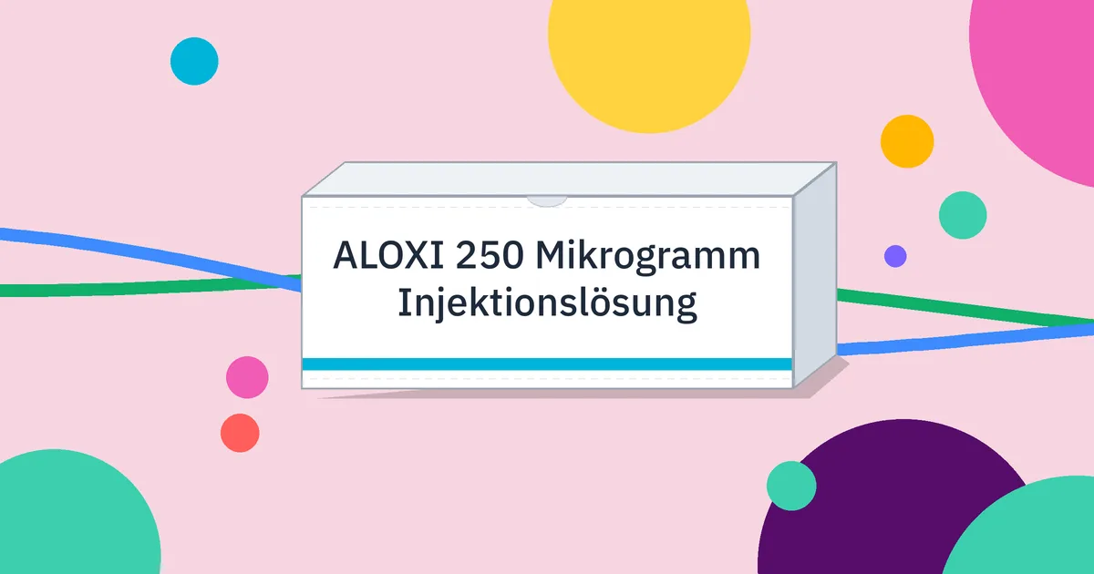 Symbolbild: Packung mit der Aufschrift ALOXI 250 Mikrogramm Injektionslösung (PZN 08529467) – Verfügbarkeit und Bezug in Apotheken in Frankfurt am Main