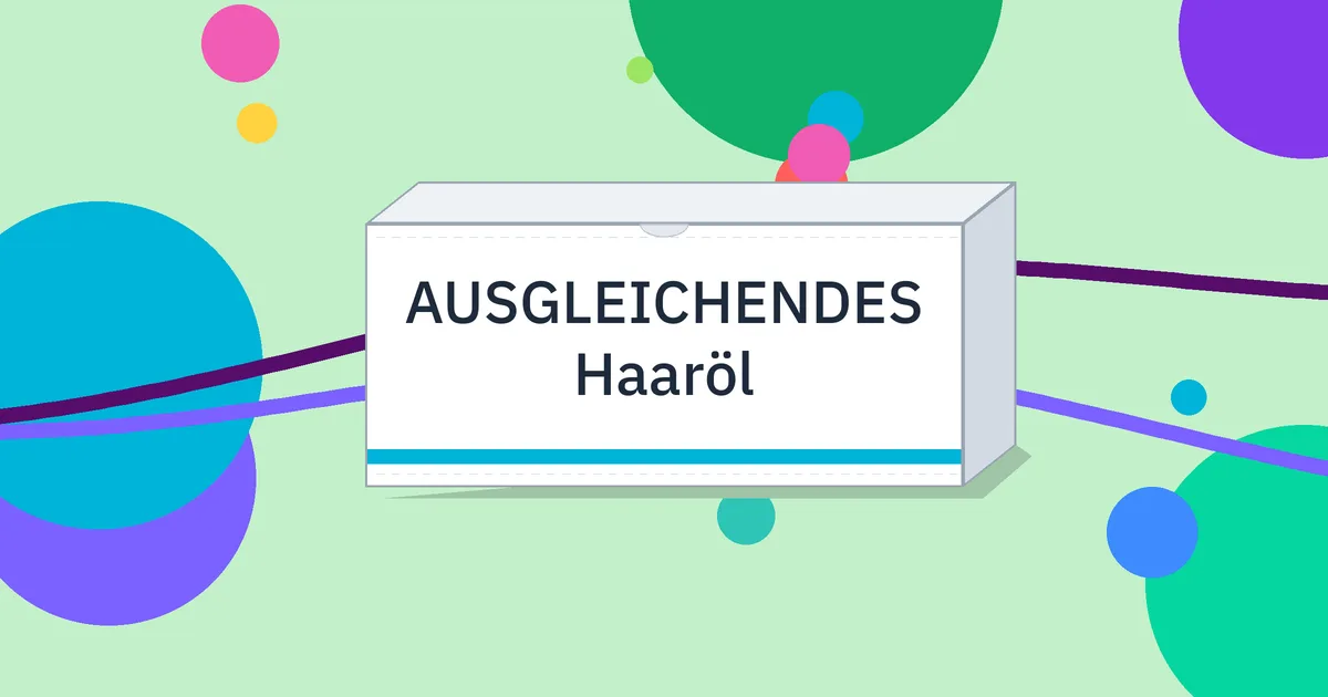 Symbolbild: Packung mit der Aufschrift AUSGLEICHENDES Haaröl (PZN 18249645) – Verfügbarkeit und Bezug in Apotheken in Frankfurt am Main