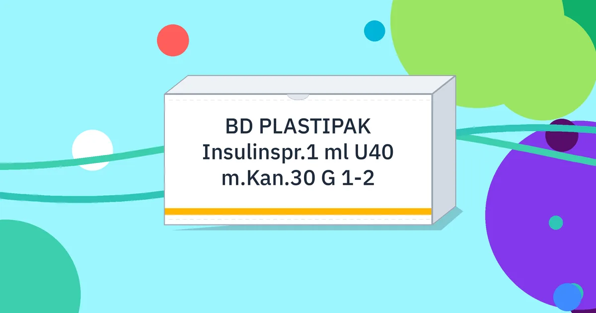 Symbolbild: Packung mit der Aufschrift BD PLASTIPAK Insulinspr.1 ml U40 m.Kan.30 G 1-2 (PZN 11652906) – Verfügbarkeit und Bezug in Apotheken in Frankfurt am Main