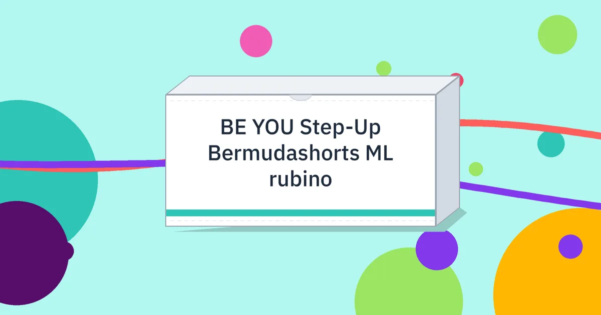 Symbolbild: Packung mit der Aufschrift BE YOU Step-Up Bermudashorts ML rubino (PZN 20720222) – Verfügbarkeit und Bezug in Apotheken in Frankfurt am Main