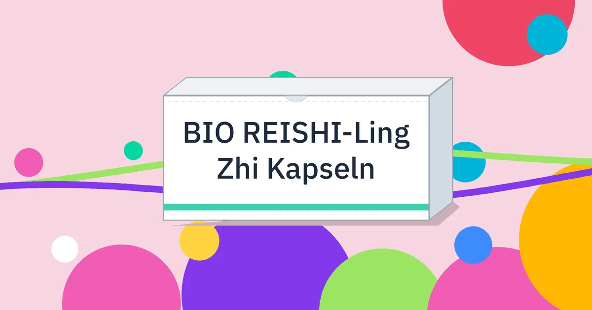Symbolbild: Packung mit der Aufschrift BIO REISHI-Ling Zhi Kapseln (PZN 10790204) – Verfügbarkeit und Bezug in Apotheken in Frankfurt am Main