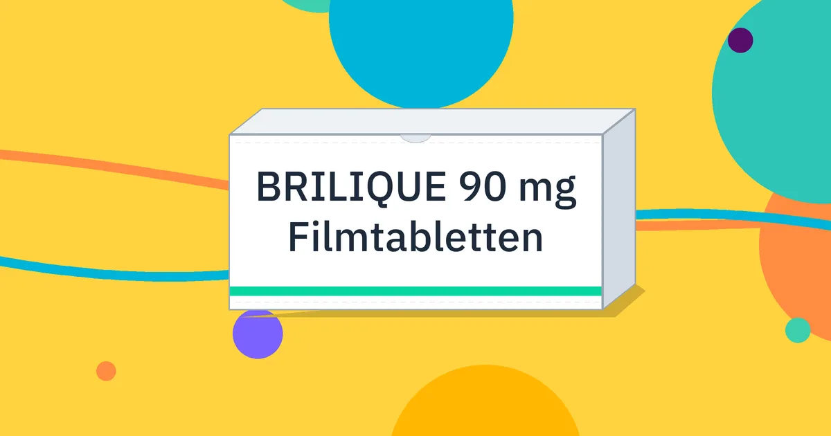Symbolbild: Packung mit der Aufschrift BRILIQUE 90 mg Filmtabletten (PZN 07560038) – Verfügbarkeit und Bezug in Apotheken in Frankfurt am Main