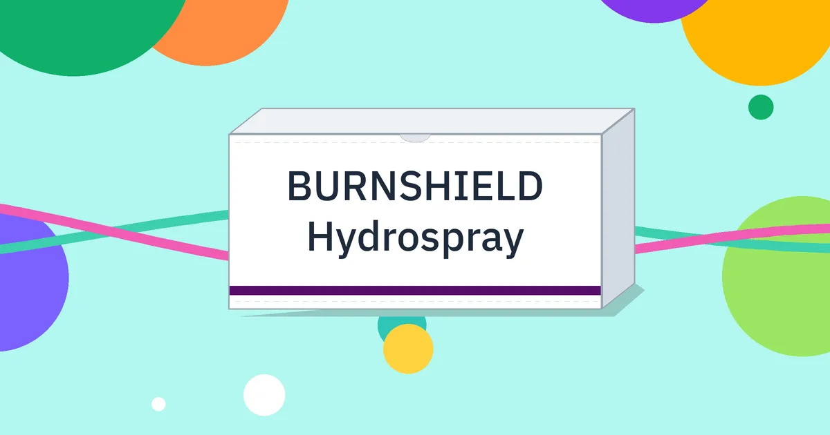 Symbolbild: Packung mit der Aufschrift BURNSHIELD Hydrospray (PZN 05948985) – Verfügbarkeit und Bezug in Apotheken in Frankfurt am Main