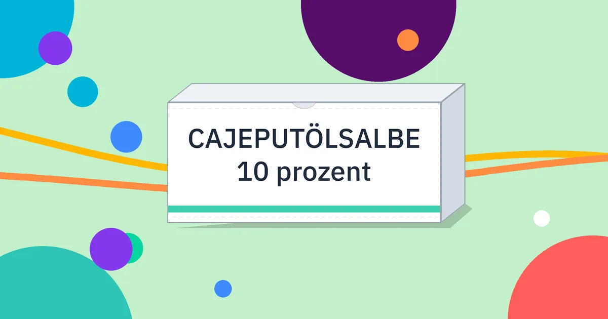 Symbolbild: Packung mit der Aufschrift CAJEPUTÖLSALBE 10 prozent (PZN 18359871) – Verfügbarkeit und Bezug in Apotheken in Frankfurt am Main