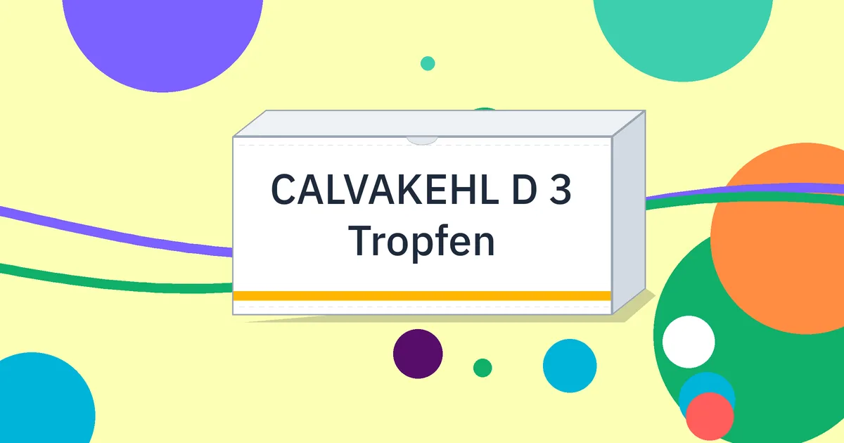 Symbolbild: Packung mit der Aufschrift CALVAKEHL D 3 Tropfen (PZN 07339167) – Verfügbarkeit und Bezug in Apotheken in Frankfurt am Main