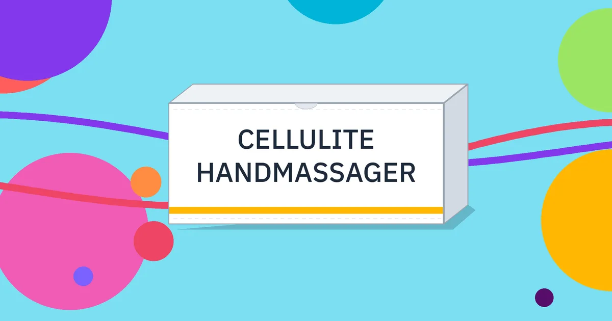 Symbolbild: Packung mit der Aufschrift CELLULITE HANDMASSAGER (PZN 19402899) – Verfügbarkeit und Bezug in Apotheken in Frankfurt am Main