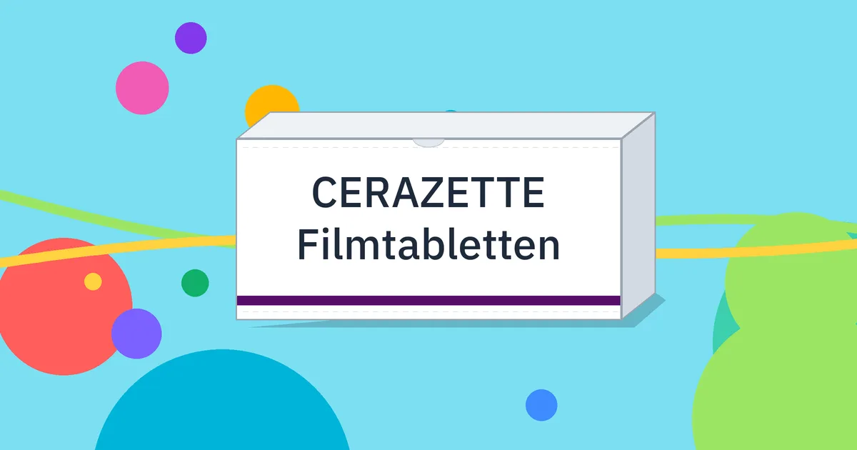 Symbolbild: Packung mit der Aufschrift CERAZETTE Filmtabletten (PZN 03927335) – Verfügbarkeit und Bezug in Apotheken in Frankfurt am Main