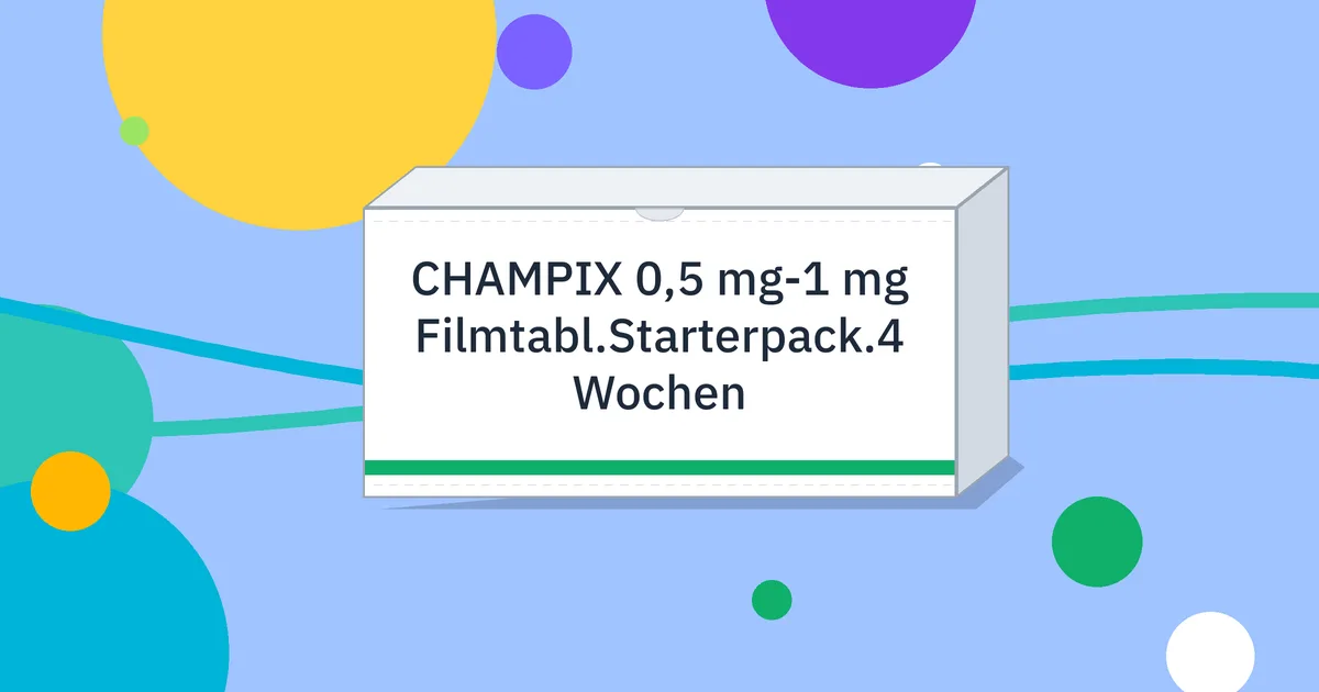 Symbolbild: Packung mit der Aufschrift CHAMPIX 0,5 mg-1 mg Filmtabl.Starterpack.4 Wochen (PZN 00017319) – Verfügbarkeit und Bezug in Apotheken in Frankfurt am Main
