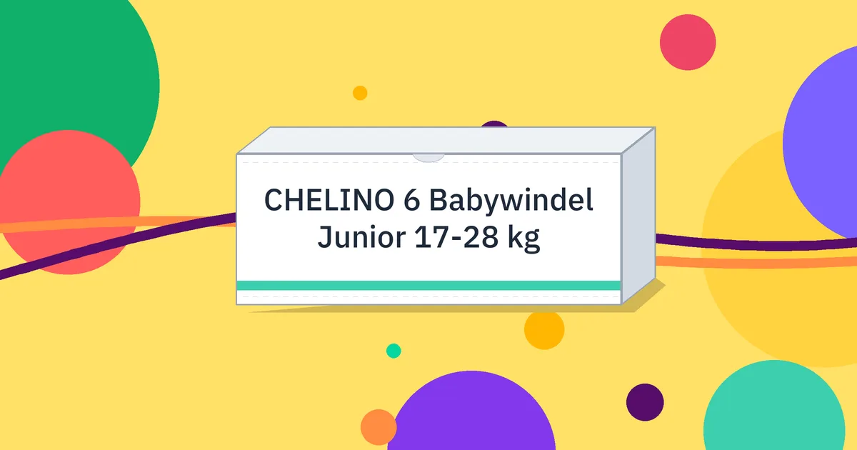 Symbolbild: Packung mit der Aufschrift CHELINO 6 Babywindel Junior 17-28 kg (PZN 11133069) – Verfügbarkeit und Bezug in Apotheken in Frankfurt am Main