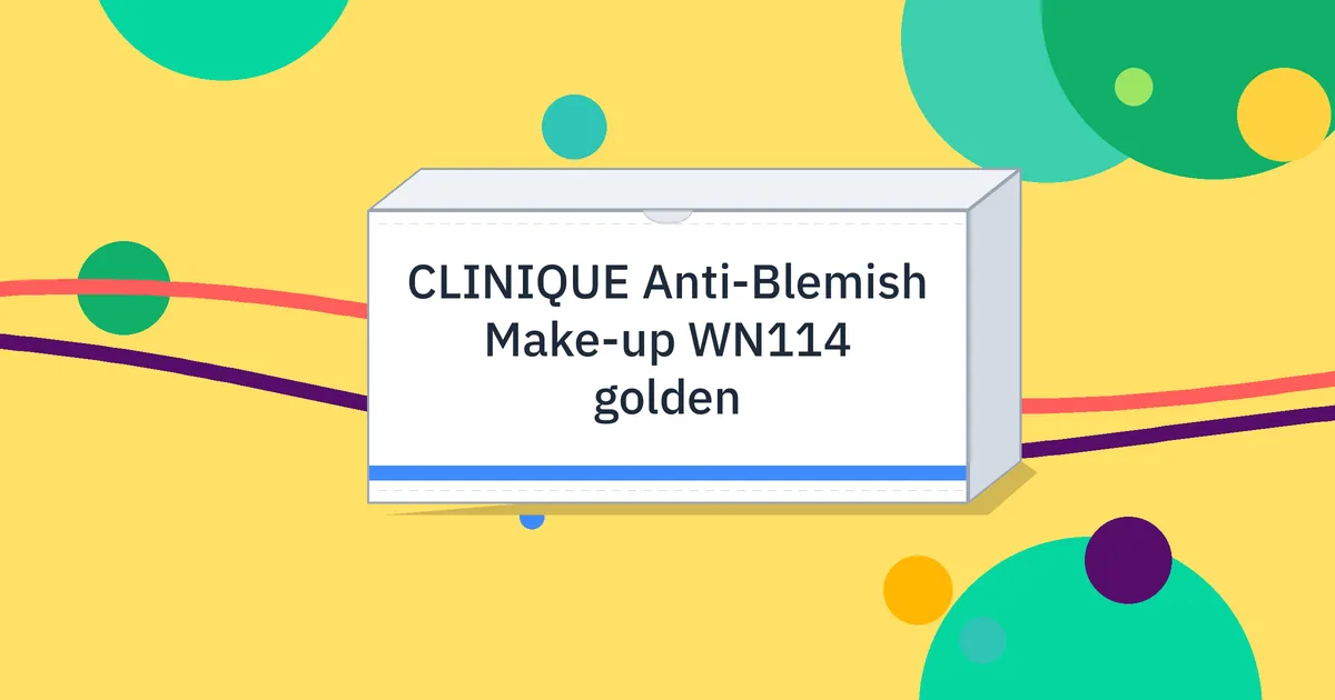 Symbolbild: Packung mit der Aufschrift CLINIQUE Anti-Blemish Make-up WN114 golden (PZN 19458500) – Verfügbarkeit und Bezug in Apotheken in Frankfurt am Main