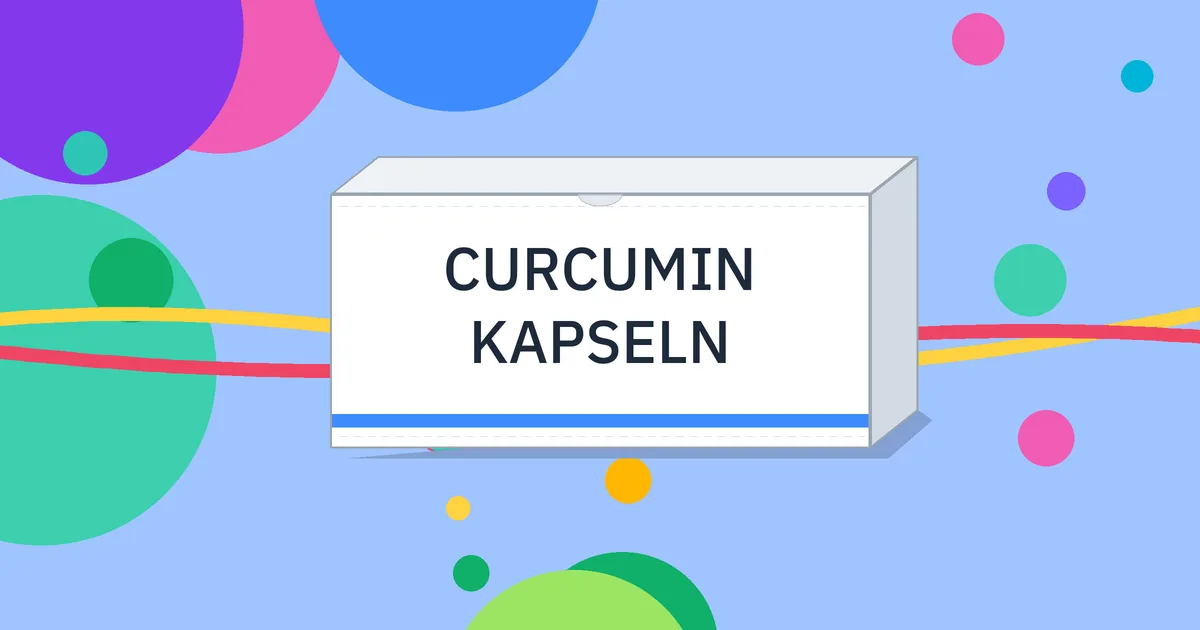 Symbolbild: Packung mit der Aufschrift CURCUMIN KAPSELN (PZN 18700896) – Verfügbarkeit und Bezug in Apotheken in Frankfurt am Main