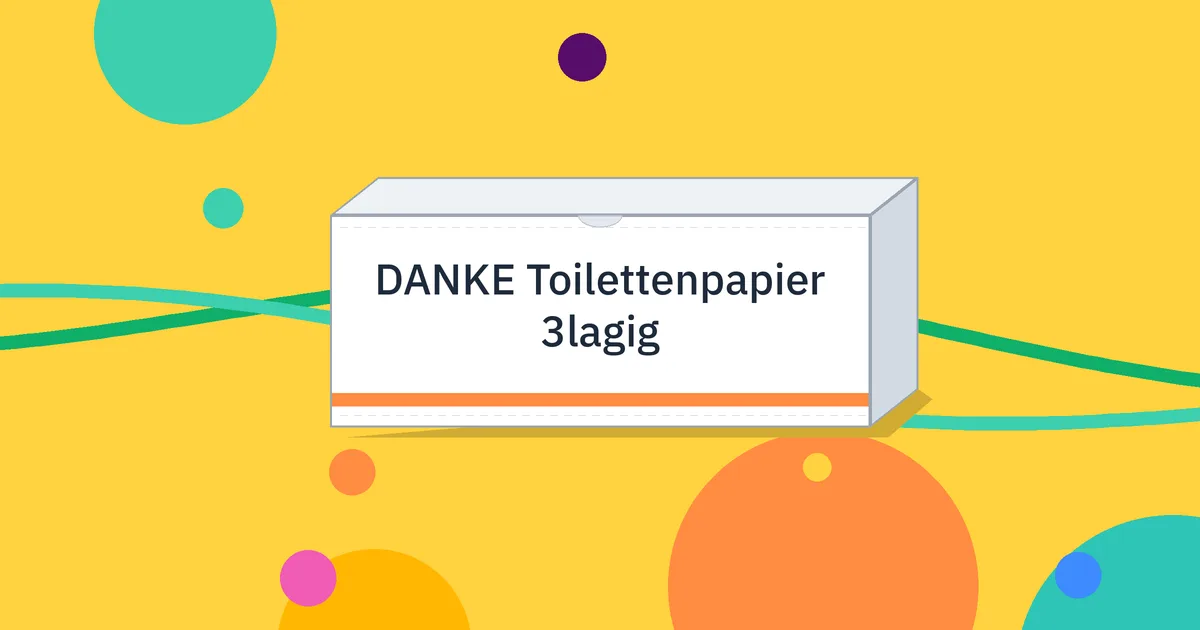 Symbolbild: Packung mit der Aufschrift DANKE Toilettenpapier 3lagig (PZN 11689884) – Verfügbarkeit und Bezug in Apotheken in Frankfurt am Main