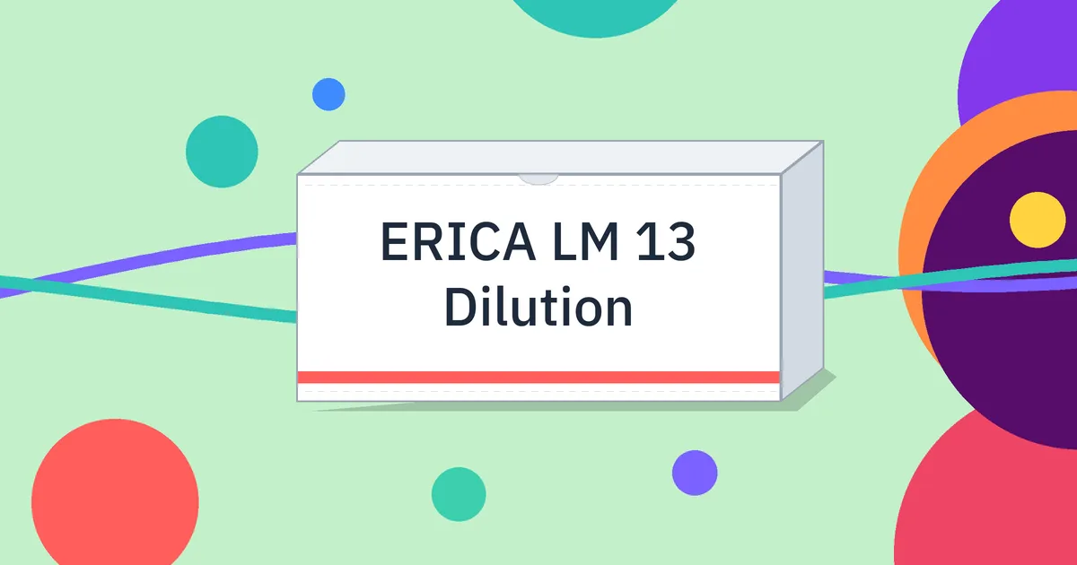 Symbolbild: Packung mit der Aufschrift ERICA LM 13 Dilution (PZN 13477689) – Verfügbarkeit und Bezug in Apotheken in Frankfurt am Main