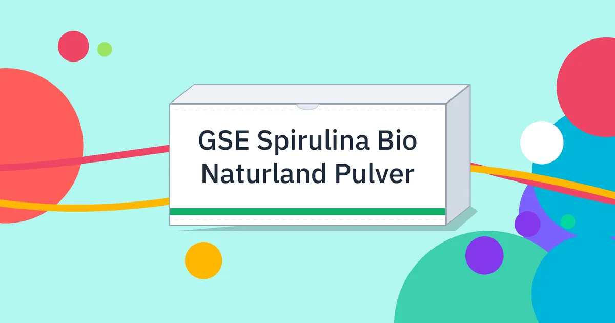 Symbolbild: Packung mit der Aufschrift GSE Spirulina Bio Naturland Pulver (PZN 12896906) – Verfügbarkeit und Bezug in Apotheken in Frankfurt am Main