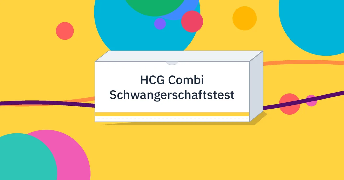 Symbolbild: Packung mit der Aufschrift HCG Combi Schwangerschaftstest (PZN 09746037) – Verfügbarkeit und Bezug in Apotheken in Frankfurt am Main