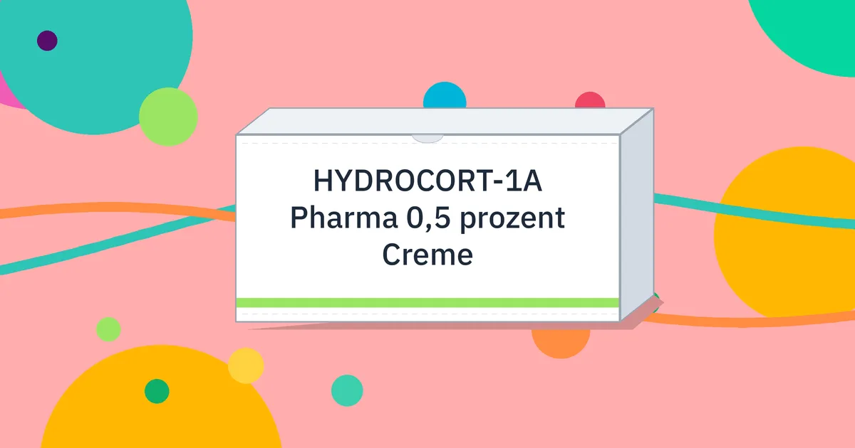 Symbolbild: Packung mit der Aufschrift HYDROCORT-1A Pharma 0,5 prozent Creme (PZN 14236864) – Verfügbarkeit und Bezug in Apotheken in Frankfurt am Main