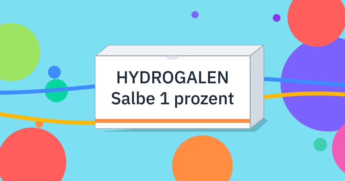 Symbolbild: Packung mit der Aufschrift HYDROGALEN Salbe 1 prozent (PZN 08604393) – Verfügbarkeit und Bezug in Apotheken in Frankfurt am Main