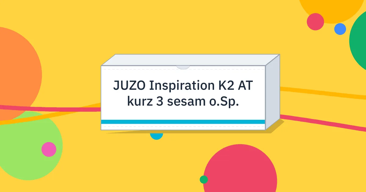 Symbolbild: Packung mit der Aufschrift JUZO Inspiration K2 AT kurz 3 sesam o.Sp. (PZN 14931021) – Verfügbarkeit und Bezug in Apotheken in Frankfurt am Main