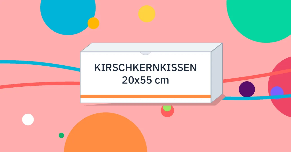 Symbolbild: Packung mit der Aufschrift KIRSCHKERNKISSEN 20x55 cm (PZN 13920363) – Verfügbarkeit und Bezug in Apotheken in Frankfurt am Main