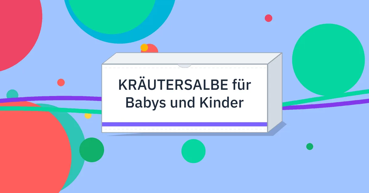 Symbolbild: Packung mit der Aufschrift KRÄUTERSALBE für Babys und Kinder (PZN 18249757) – Verfügbarkeit und Bezug in Apotheken in Frankfurt am Main