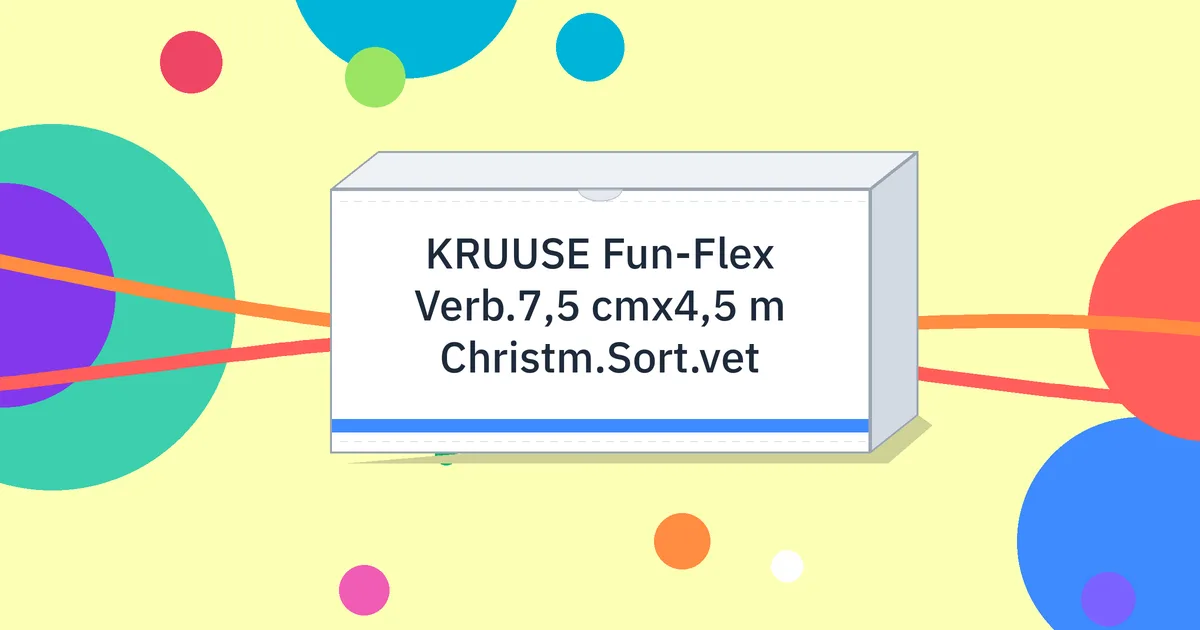 Symbolbild: Packung mit der Aufschrift KRUUSE Fun-Flex Verb.7,5 cmx4,5 m Christm.Sort.vet (PZN 18443749) – Verfügbarkeit und Bezug in Apotheken in Frankfurt am Main