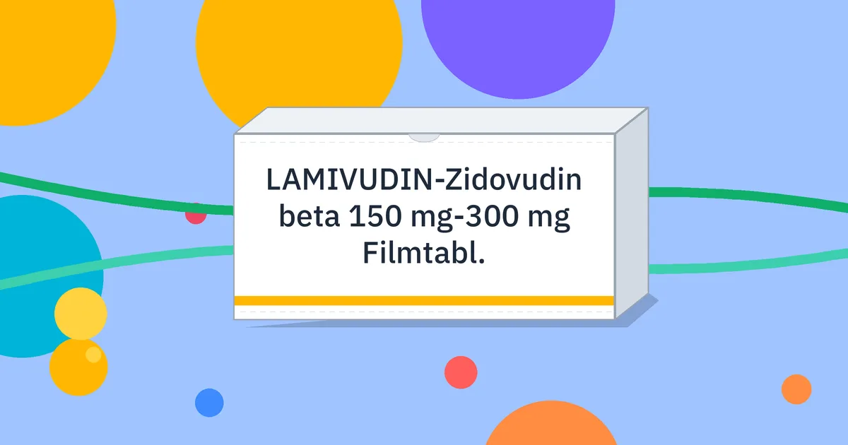 Symbolbild: Packung mit der Aufschrift LAMIVUDIN-Zidovudin beta 150 mg-300 mg Filmtabl. (PZN 12471242) – Verfügbarkeit und Bezug in Apotheken in Frankfurt am Main