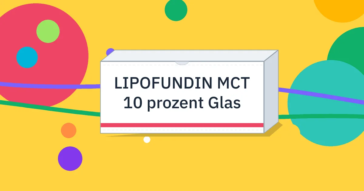 Symbolbild: Packung mit der Aufschrift LIPOFUNDIN MCT 10 prozent Glas (PZN 02765310) – Verfügbarkeit und Bezug in Apotheken in Frankfurt am Main