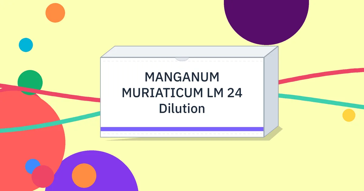Symbolbild: Packung mit der Aufschrift MANGANUM MURIATICUM LM 24 Dilution (PZN 12943824) – Verfügbarkeit und Bezug in Apotheken in Frankfurt am Main
