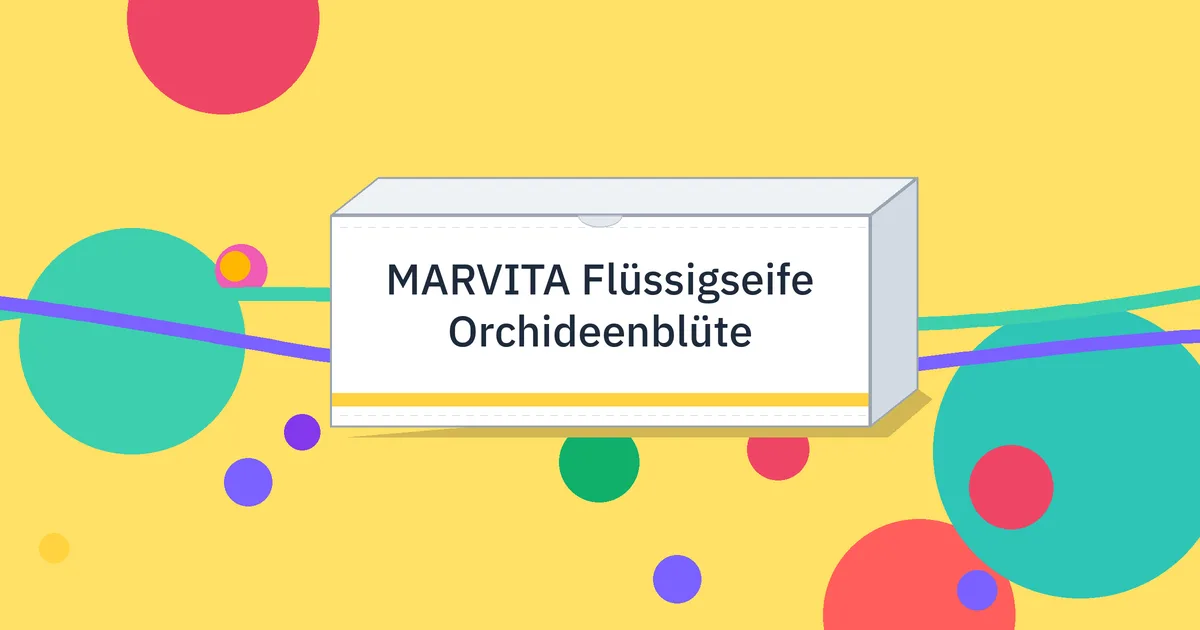 Symbolbild: Packung mit der Aufschrift MARVITA Flüssigseife Orchideenblüte (PZN 16758549) – Verfügbarkeit und Bezug in Apotheken in Frankfurt am Main