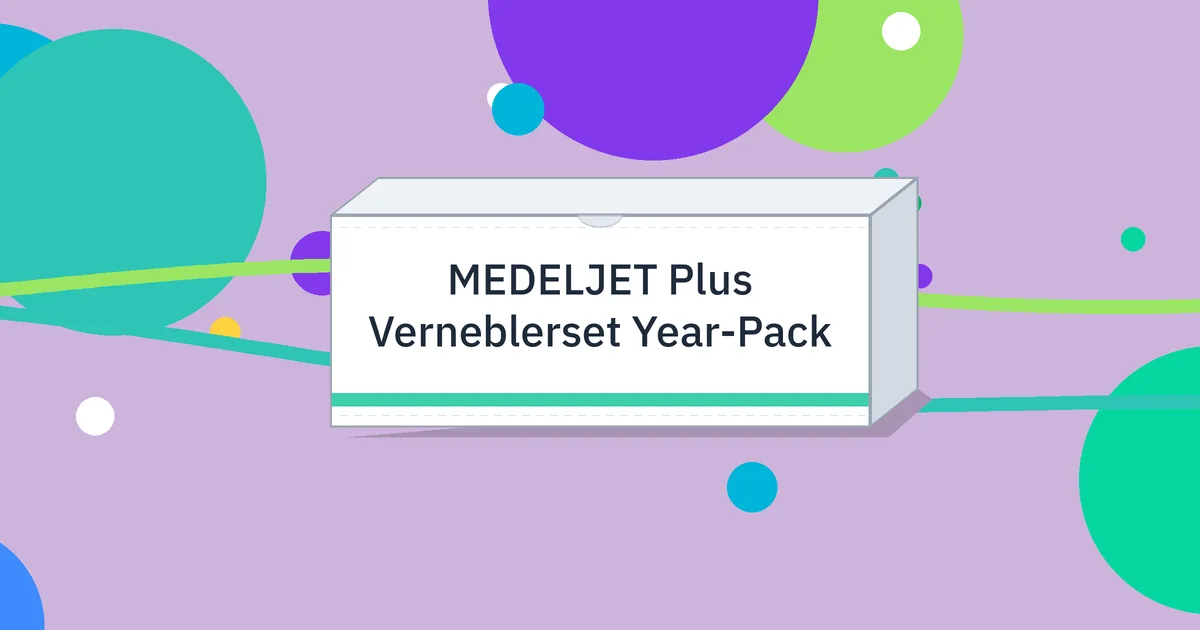 Symbolbild: Packung mit der Aufschrift MEDELJET Plus Verneblerset Year-Pack (PZN 12338081) – Verfügbarkeit und Bezug in Apotheken in Frankfurt am Main