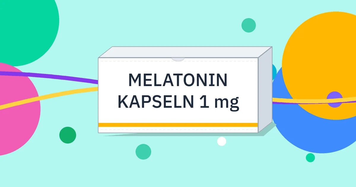 Symbolbild: Packung mit der Aufschrift MELATONIN KAPSELN 1 mg (PZN 09542748) – Verfügbarkeit und Bezug in Apotheken in Frankfurt am Main