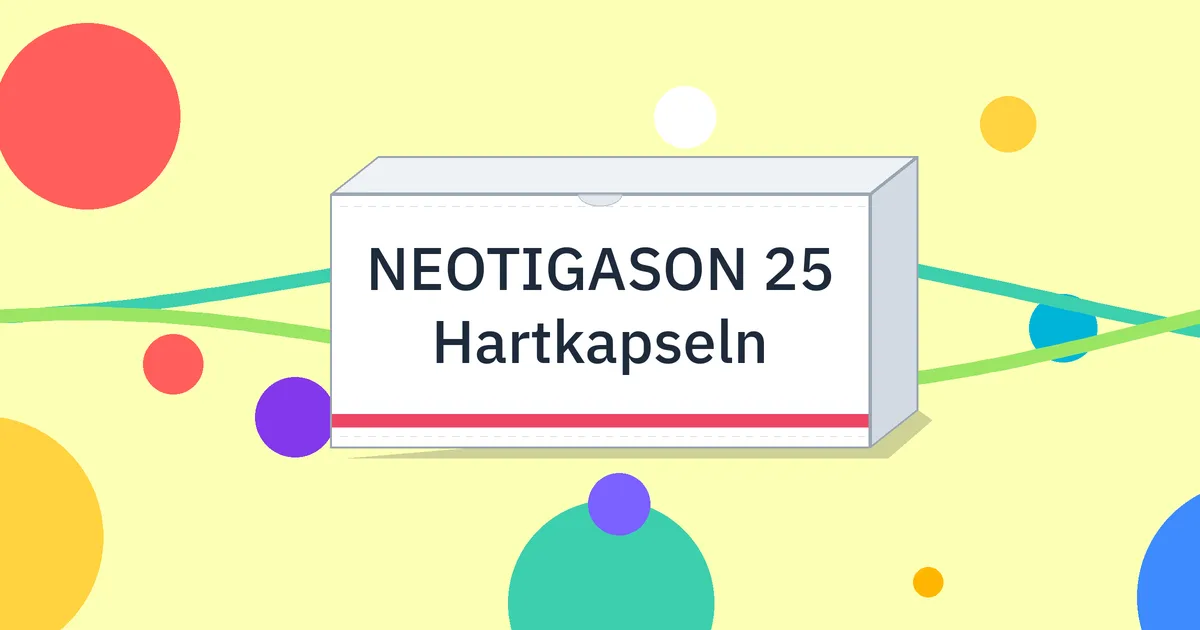 Symbolbild: Packung mit der Aufschrift NEOTIGASON 25 Hartkapseln (PZN 11034410) – Verfügbarkeit und Bezug in Apotheken in Frankfurt am Main