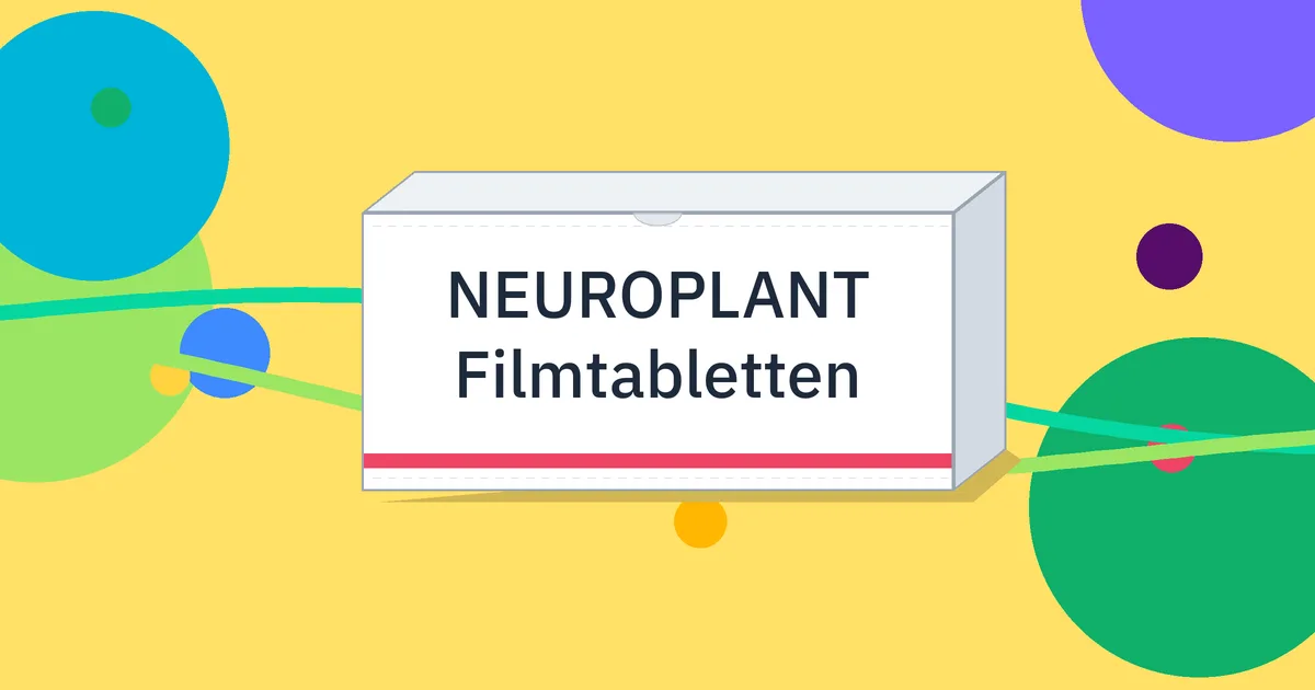 Symbolbild: Packung mit der Aufschrift NEUROPLANT Filmtabletten (PZN 20057479) – Verfügbarkeit und Bezug in Apotheken in Frankfurt am Main