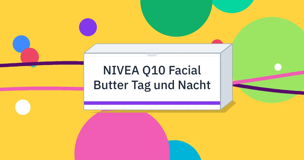 Symbolbild: Packung mit der Aufschrift NIVEA Q10 Facial Butter Tag und Nacht (PZN 20700403) – Verfügbarkeit und Bezug in Apotheken in Frankfurt am Main