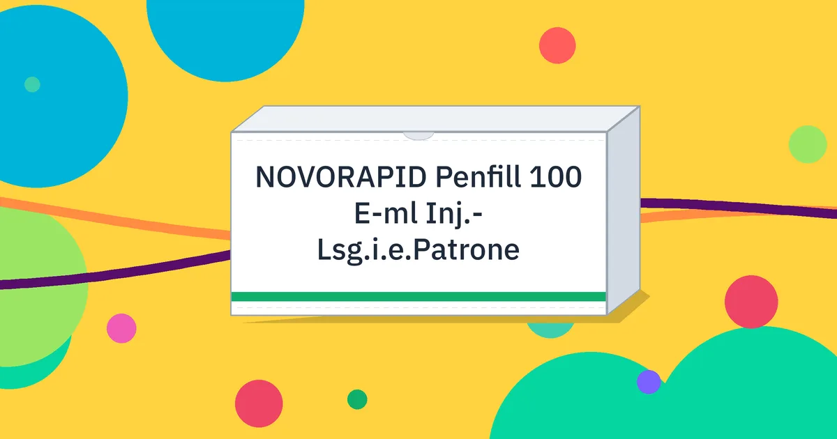 Symbolbild: Packung mit der Aufschrift NOVORAPID Penfill 100 E-ml Inj.-Lsg.i.e.Patrone (PZN 04031693) – Verfügbarkeit und Bezug in Apotheken in Frankfurt am Main